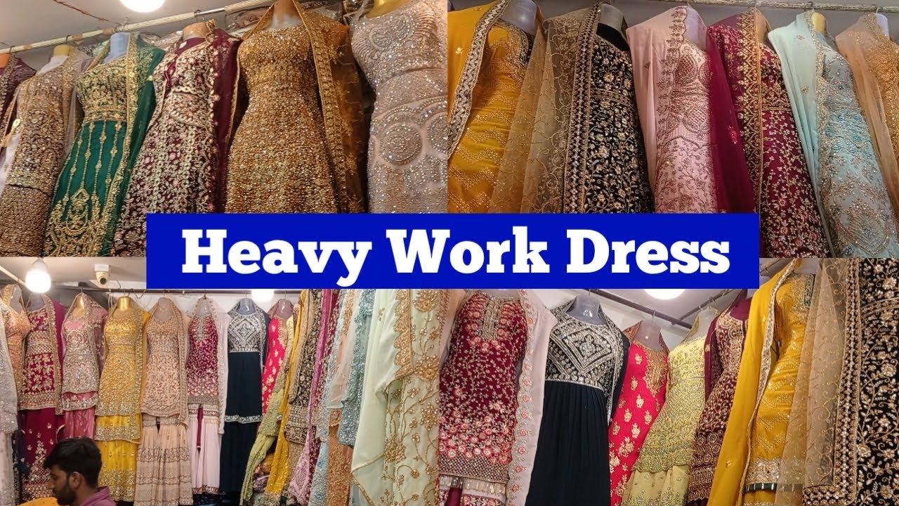 Cheapest Heavy work designer dress l Shopping in Shivajinagar l Party ...