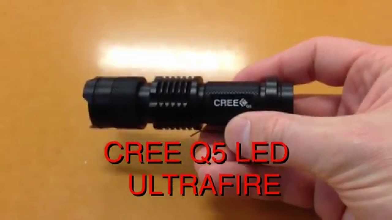 CREE Q5 LED by ULtraFire overview. - YouTube