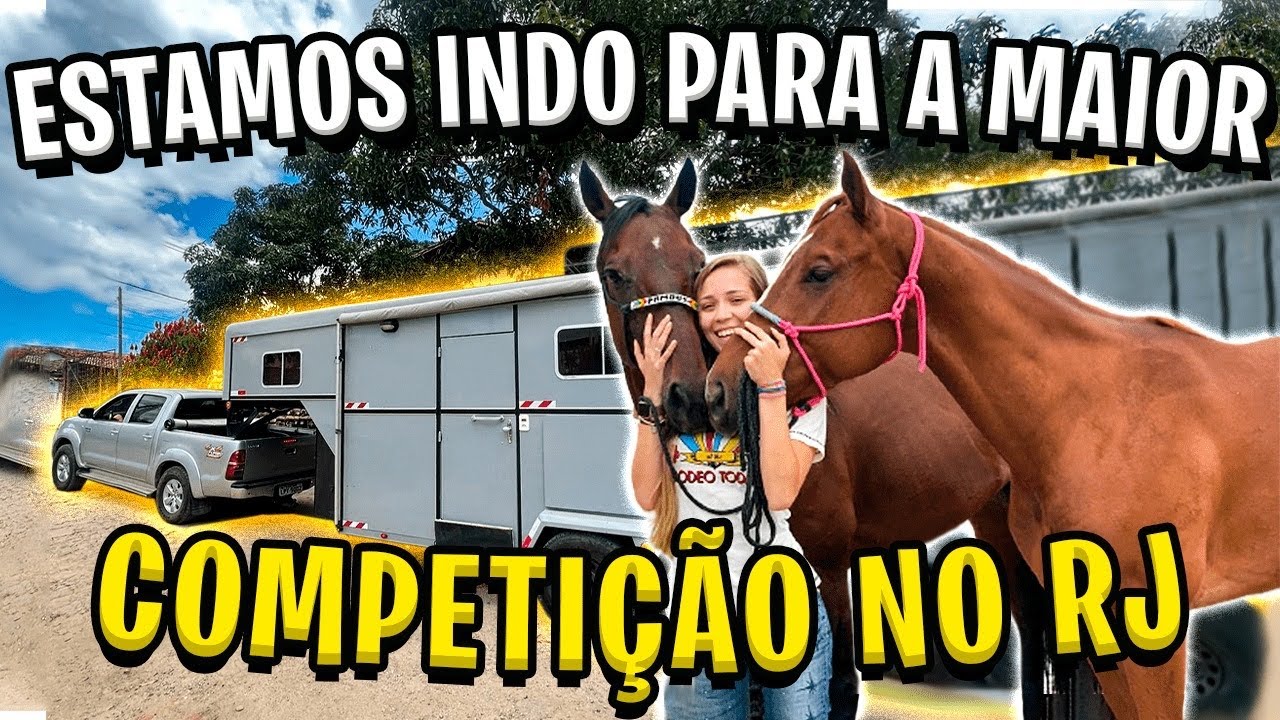 LEVAMOS NOSSO TRAILER PARA A MAIOR PROVA DO RJ | 1º GP RANCHO GABRIELA ...