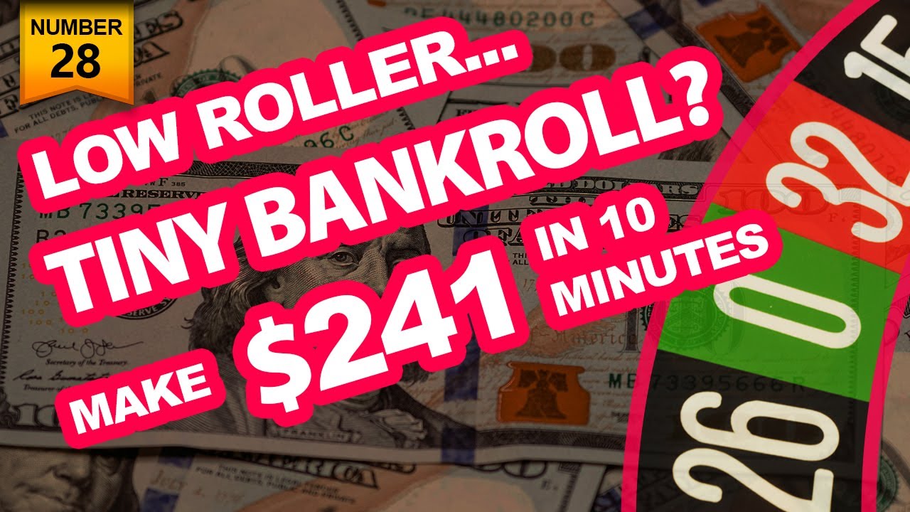 LOW ROLLER SMALL BANKROLL WINNING ROULETTE STRATEGY - Bet With MO - YouTube