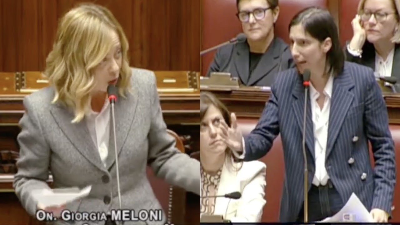SCONTRO TRA GIORGIA MELONI ED ELLY SCHLEIN ALLA CAMERA DEI DEPUTATI ...