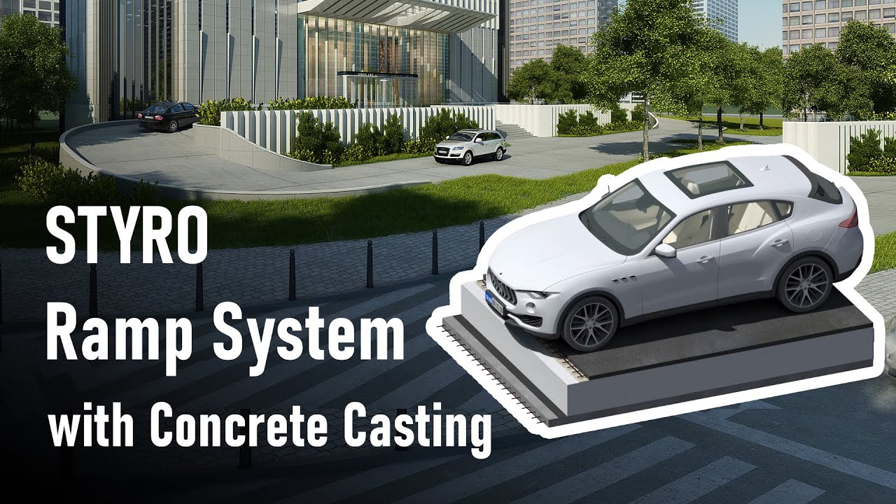 STYRO Ramp System with Concrete Casting - YouTube
