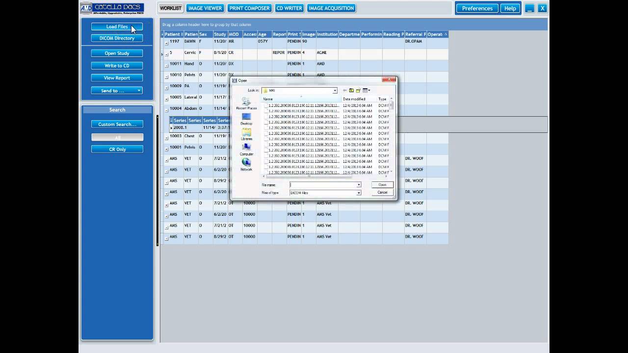 Catella 5.0 PACS - Worklist Screen Instructions - YouTube