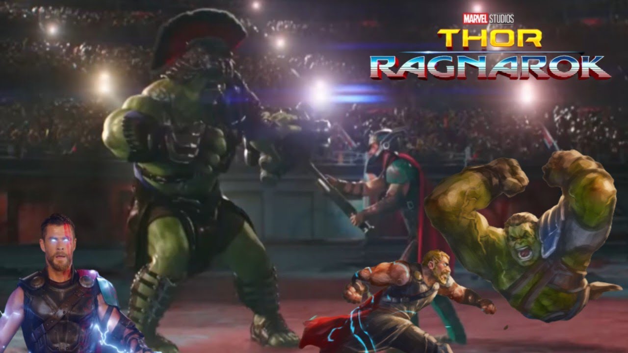 🎬Hulk vs thor|best fight scene-Thor ragnarok - YouTube