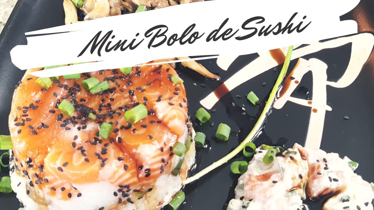 Mini Bolo de Sushi - Jantar romântico em casa com Margô Ferreira 3/3 ...