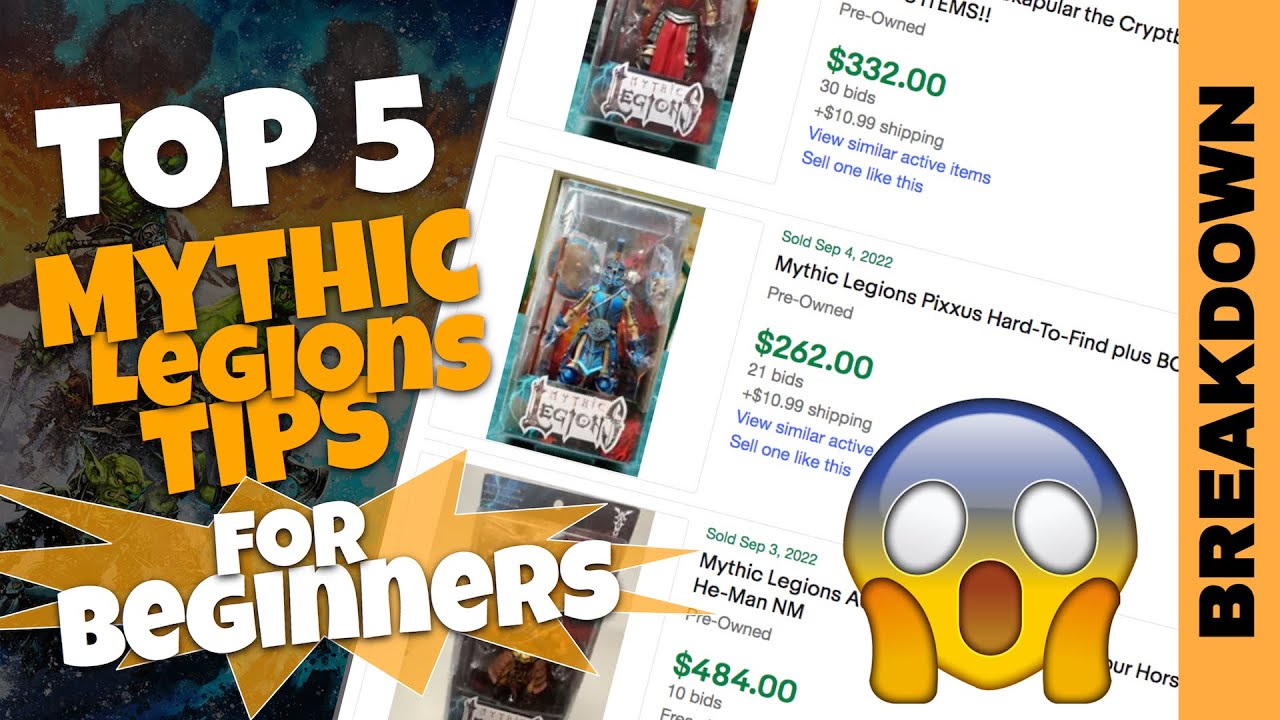 HOW TO COLLECT MYTHIC LEGIONS for Newbies - Action Figure Tips - YouTube