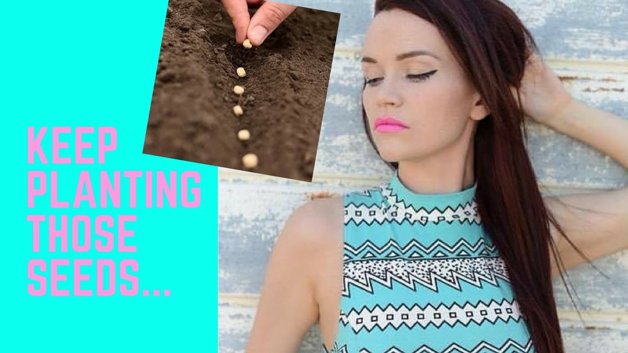 Keep planting those seeds. - YouTube