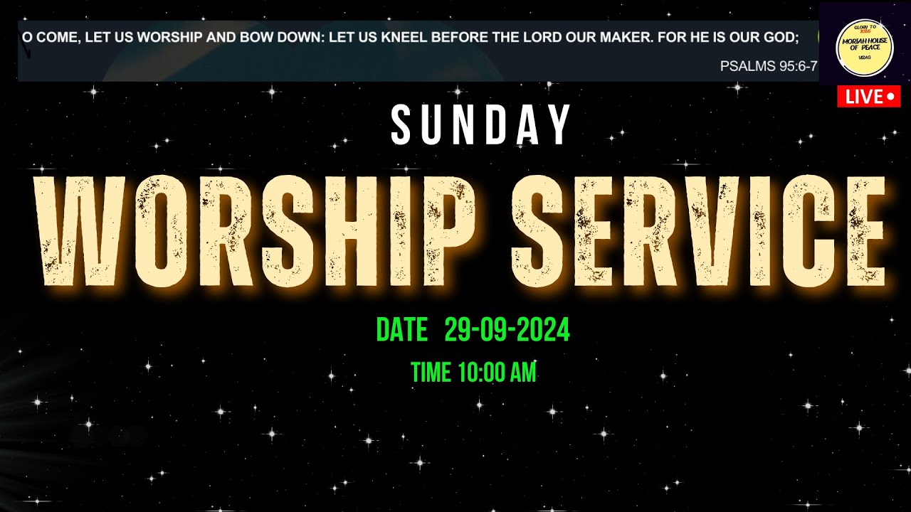 LIVE WORSHIP SERVICE - YouTube