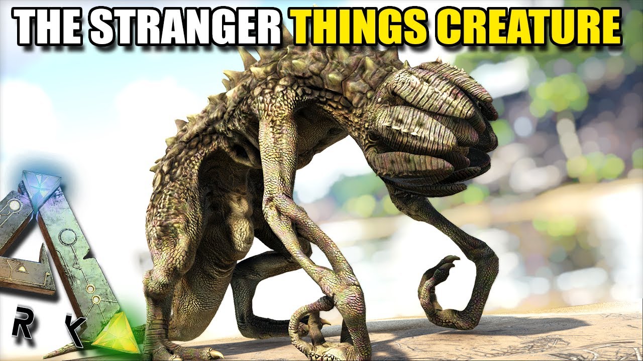 THE STRANGER THINGS CREATURE | MYTHICAL BEASTS | ARK SURVIVAL EVOLVED ...