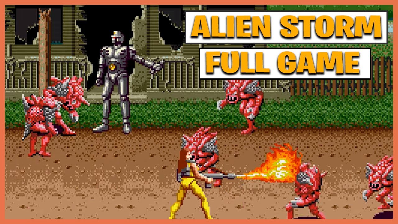Sega Genesis Gameplay — Alien Storm [2 Players, 4K 60fps] - YouTube