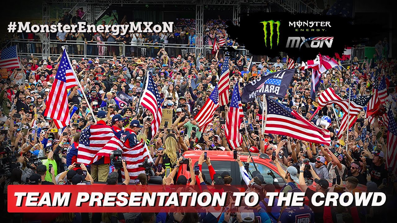 Team Presentation to the crowd | Monster Energy FIM Motocross of ...