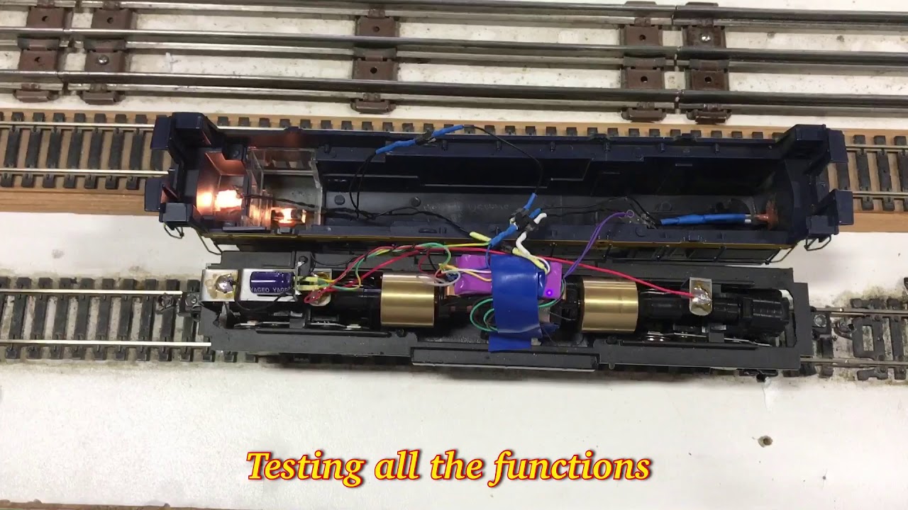 Athearn Blue Box DCC conversion - YouTube