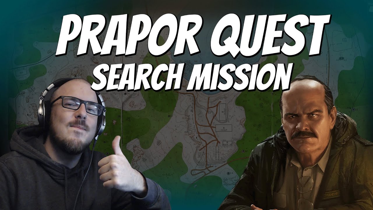 12.9 Prapor Quest: Search Mission - Escape From Tarkov - YouTube
