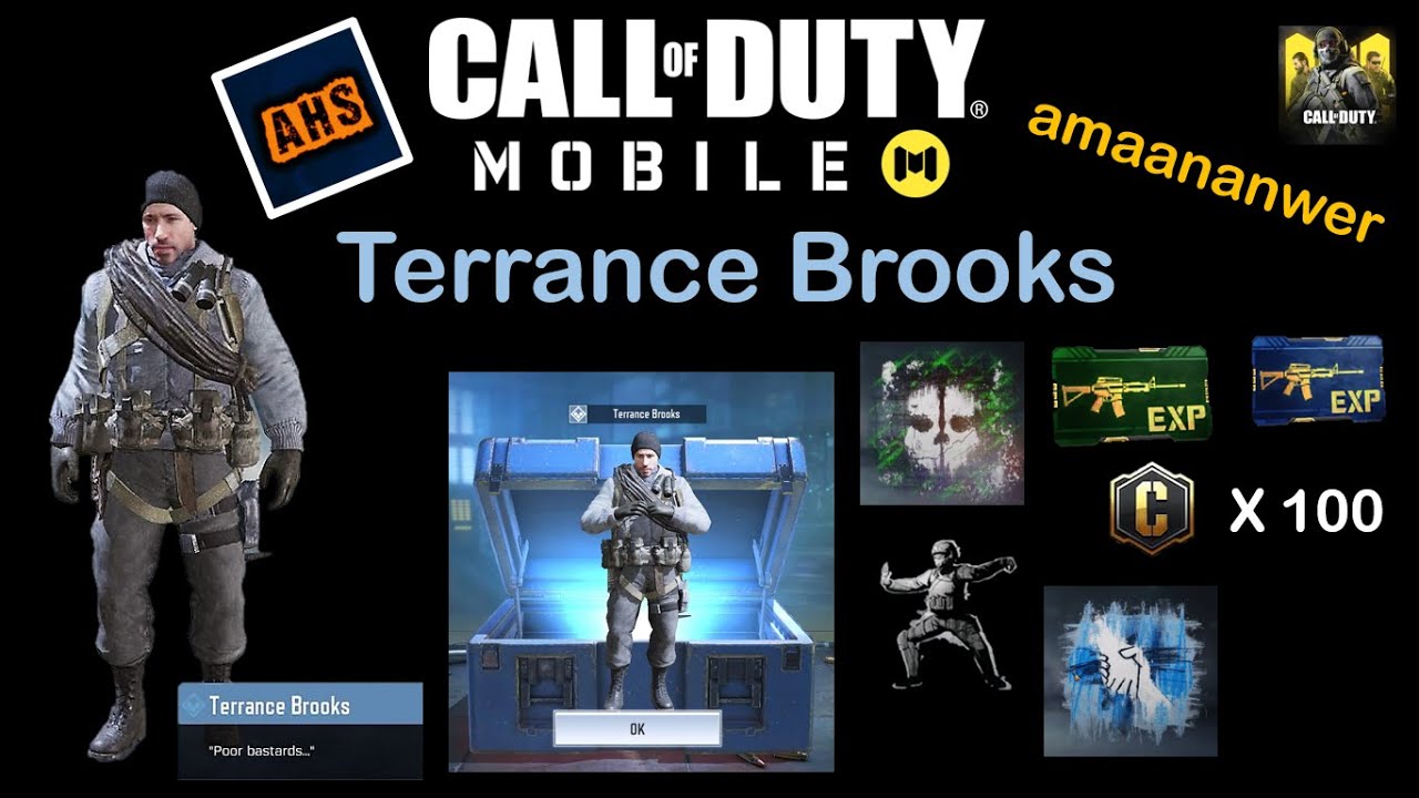 Getting Terrance Brooks character - YouTube