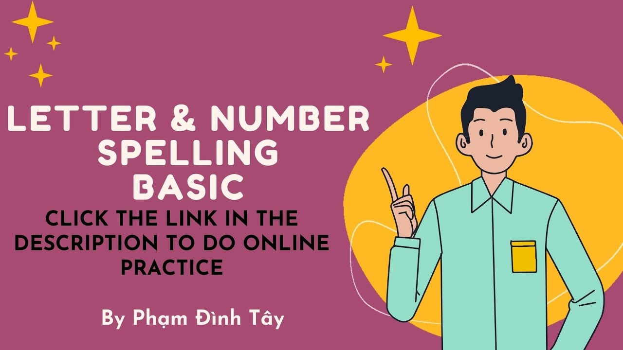 Basic Letter and Number Spelling 8 - YouTube