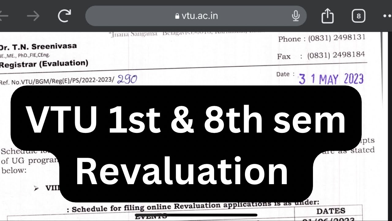 VTU UPDATE TODAY 31MAY 2023 - YouTube