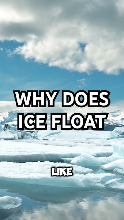 Why Does Ice Float #IceFloats #ScienceFacts #Density #FunWithScience ...
