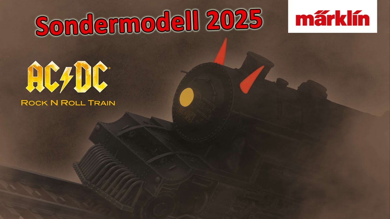 AC/DC ROCK N ROLL TRAIN: BLACK ICE von Märklin | Spezial Lok 2025 Spur ...