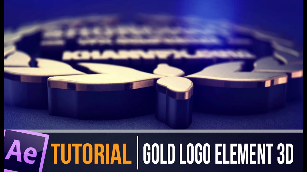 TUTORIAL | After Effects 3D Gold Logo Reveal Epic V 2 - YouTube