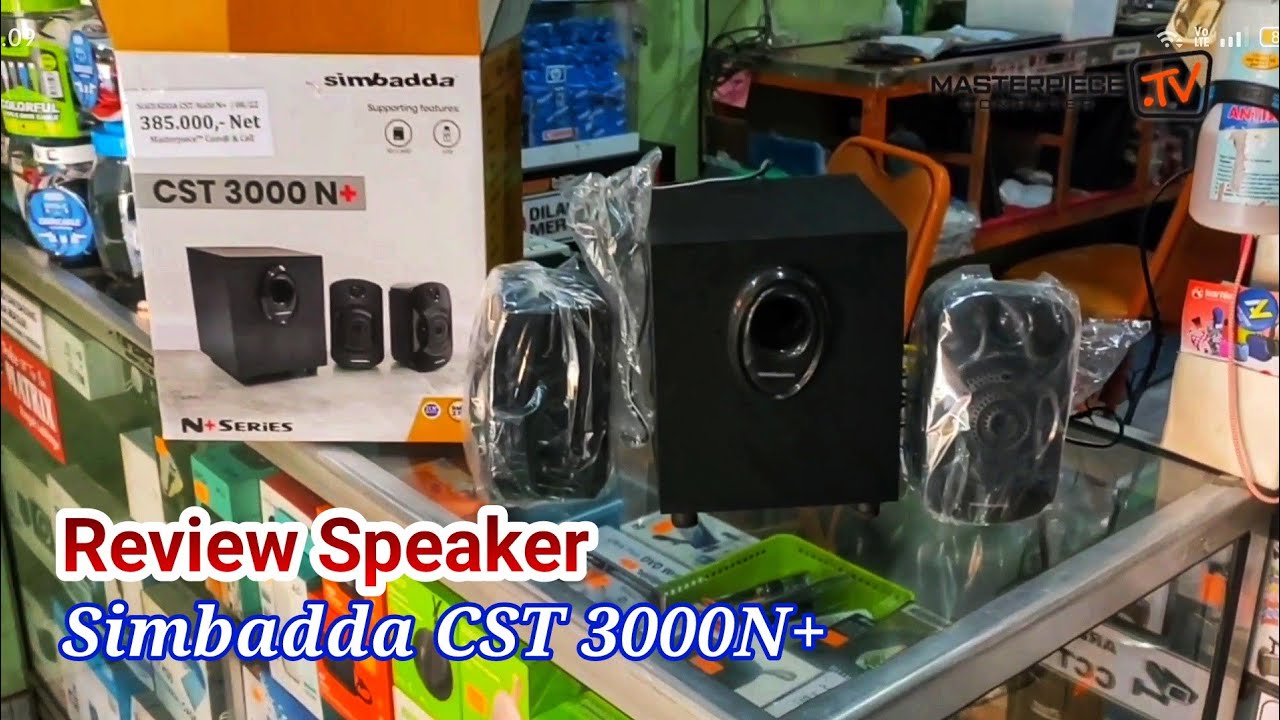 Review Speaker Subwoofer Simbadda CST 3000N+ - YouTube