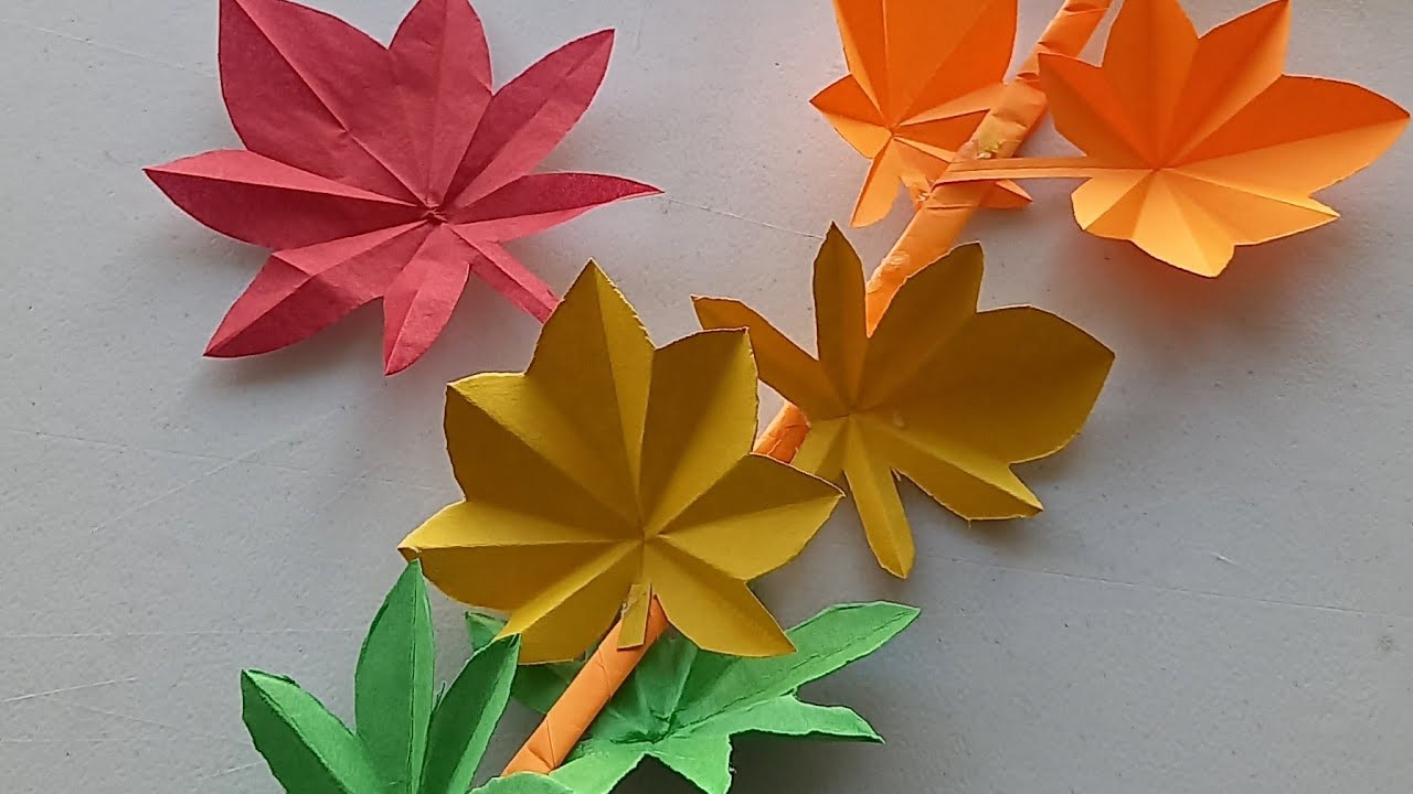How to make Maple leaf - YouTube