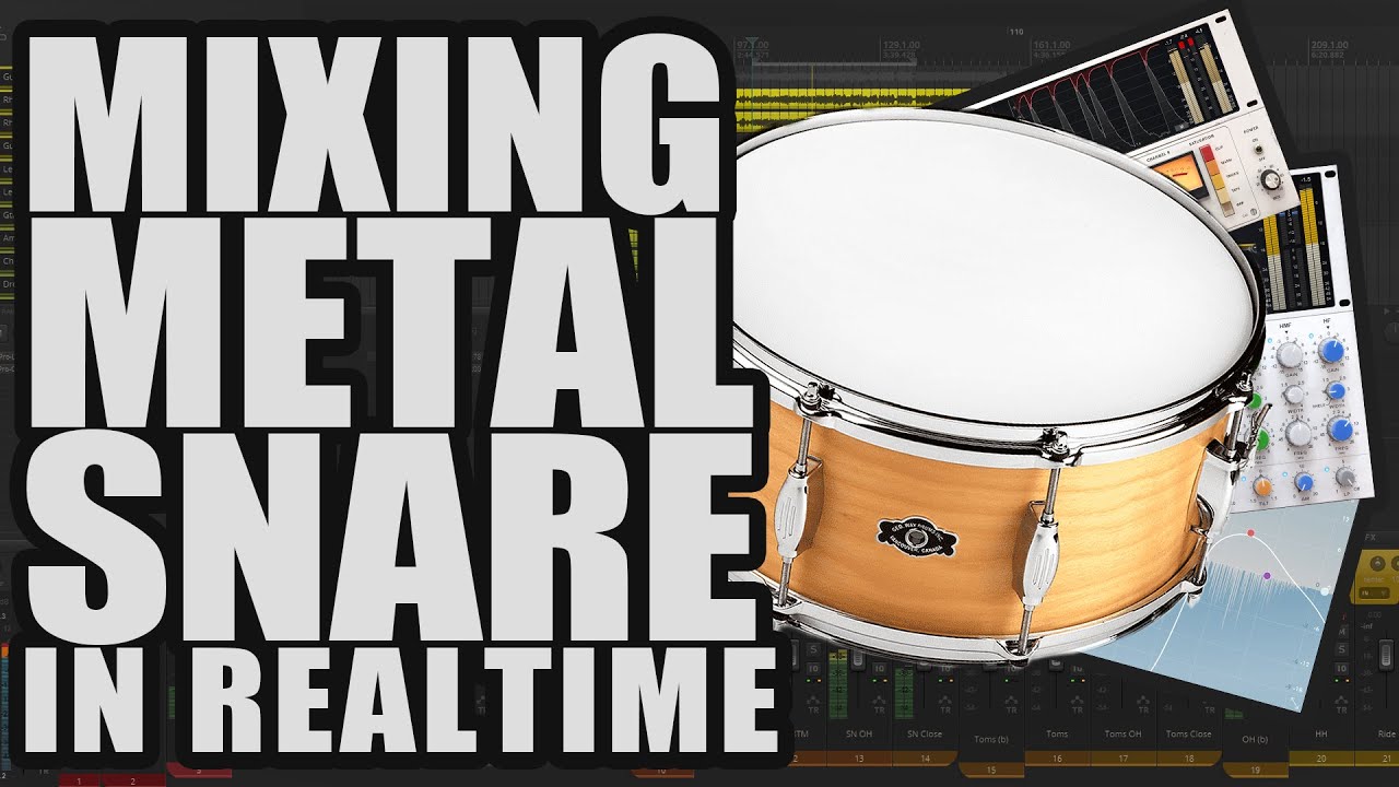 Mixing Metal Snare In Real Time | Sam Whitaker - YouTube