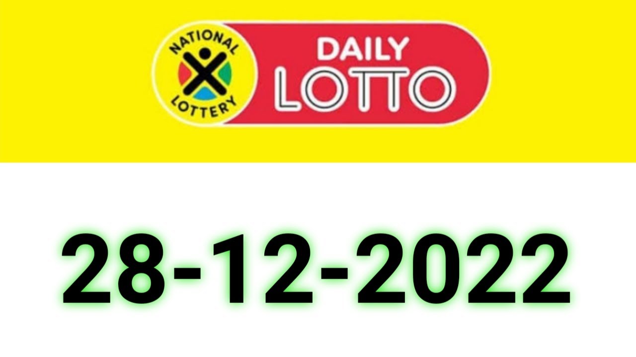 Daily lotto SA 28-12-2022, - YouTube