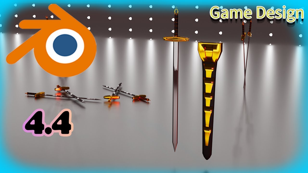 (#118) Blender Tutorial: How to make a Sword. Cycles. - YouTube