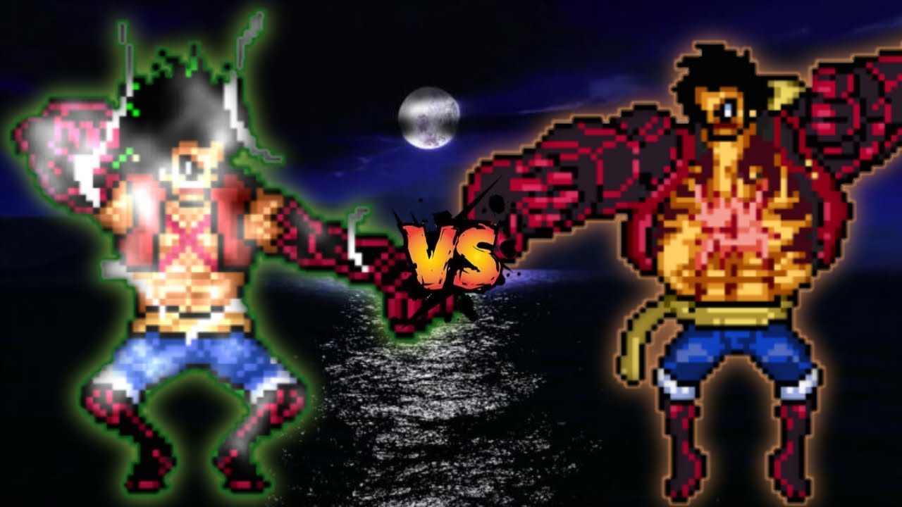 Luffy Gear 4 Snake Man(New) VS Luffy Gear 4 Bound Man in Jump Force ...