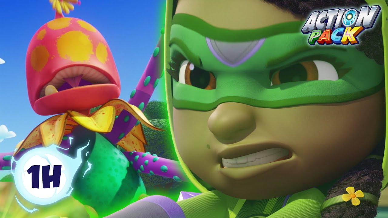 Treena's Tangled Up ⚡🦸‍♂| Action Pack | Fun Kids Cartoons | 1 HOUR ...