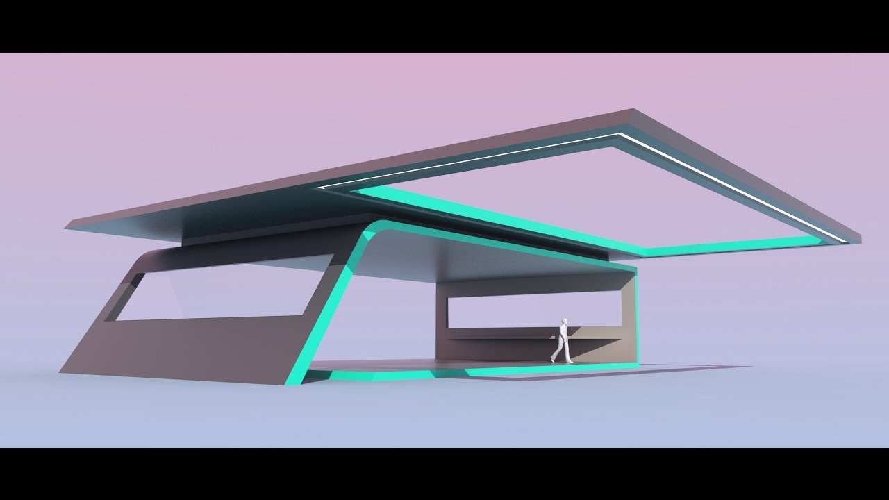 Intro to Design using Modo - Abstract Building - YouTube