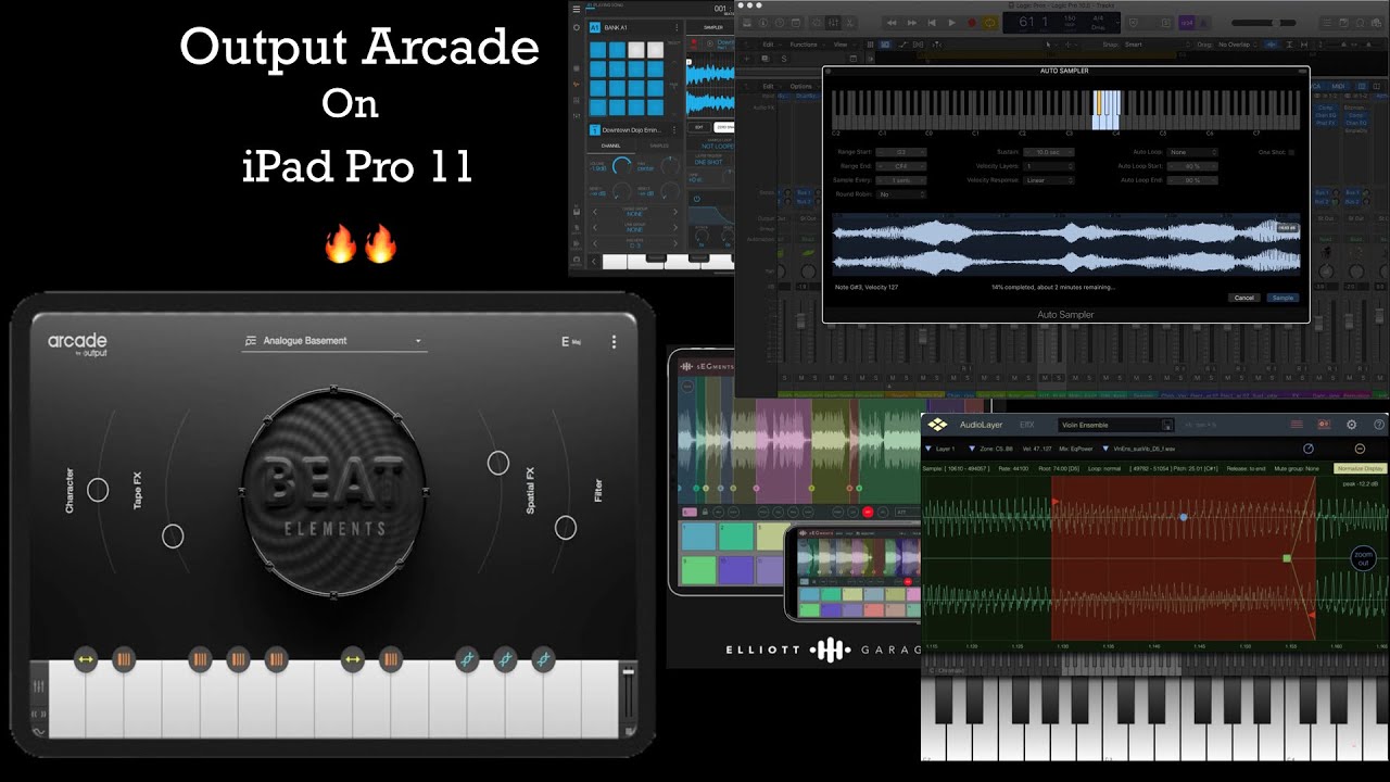 Output Arcade on iPad🔥🔥 Part 3 (Sample From Logic ) - YouTube