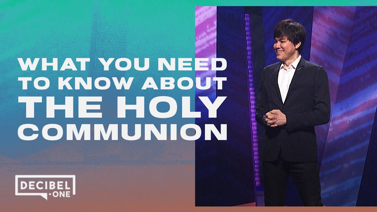 What you need to know about the holy Communion | Joseph Prince - YouTube
