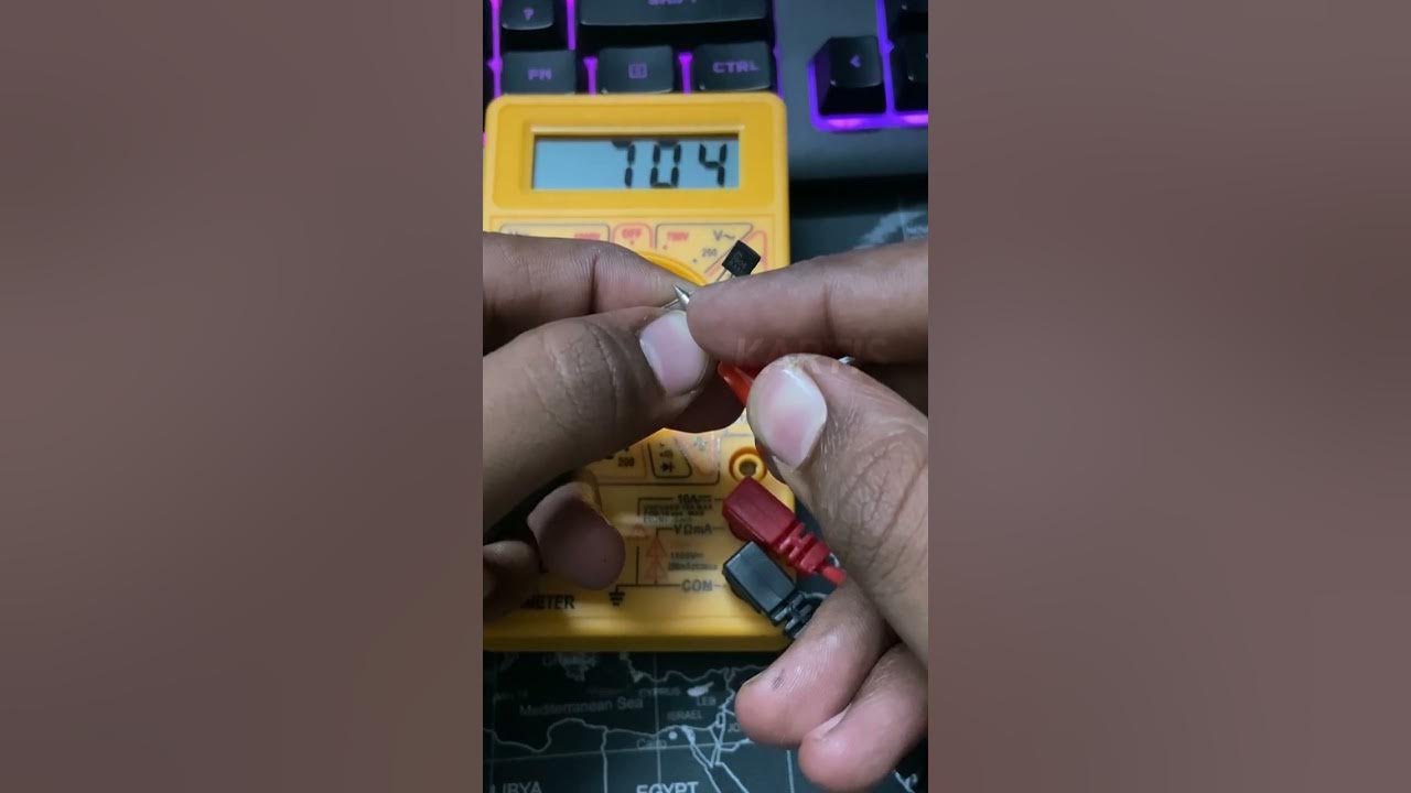 Check LED, Capacitor, Transistor working or not? using Continuity mode | How to use Multimeter ...