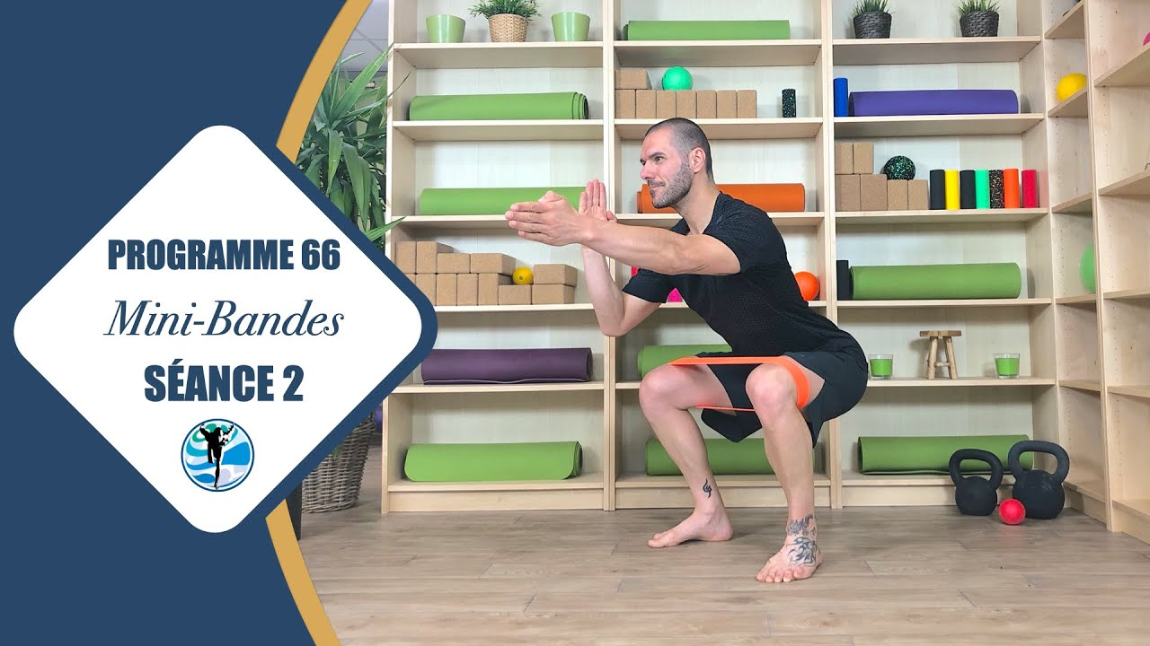 Programme 66 MINI-BANDES Séance 2 (TONIFICATION des JAMBES, des CUISSES ...
