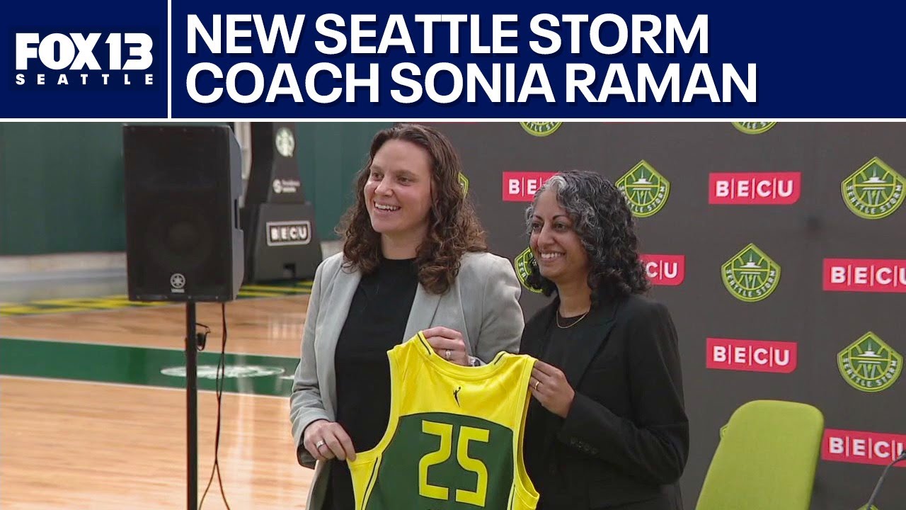 Seattle Storm introduce Sonia Raman as new head coach | FOX 13 Seattle ...