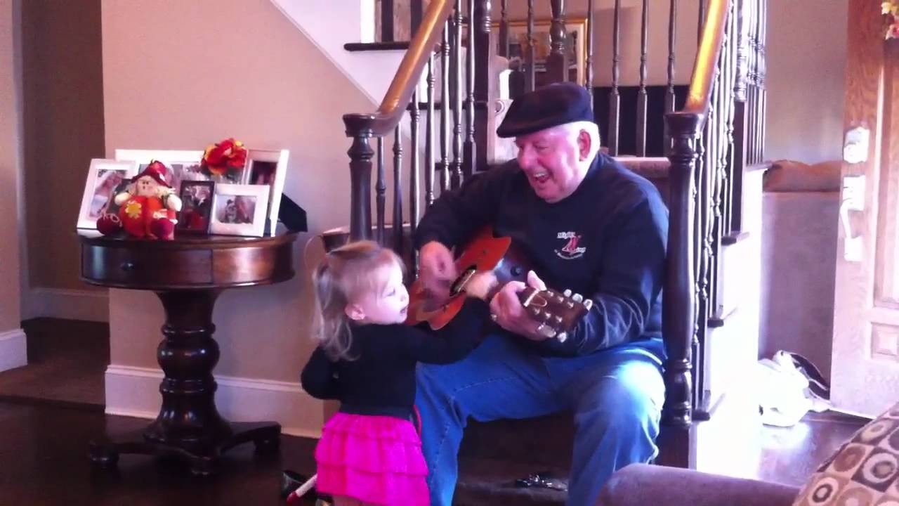 Pj dances with Pappa Jimmy - YouTube