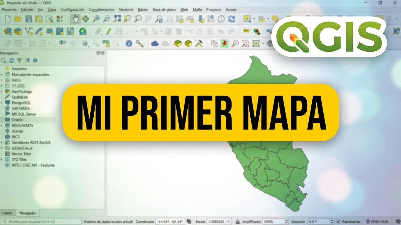 Intro a QGIS: Crea tú primer proyecto y MAPA de QGIS, paso a paso ...