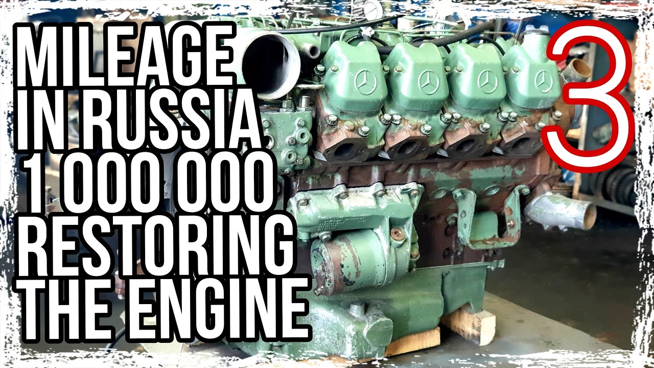 Repair of a German engine in Russia - YouTube