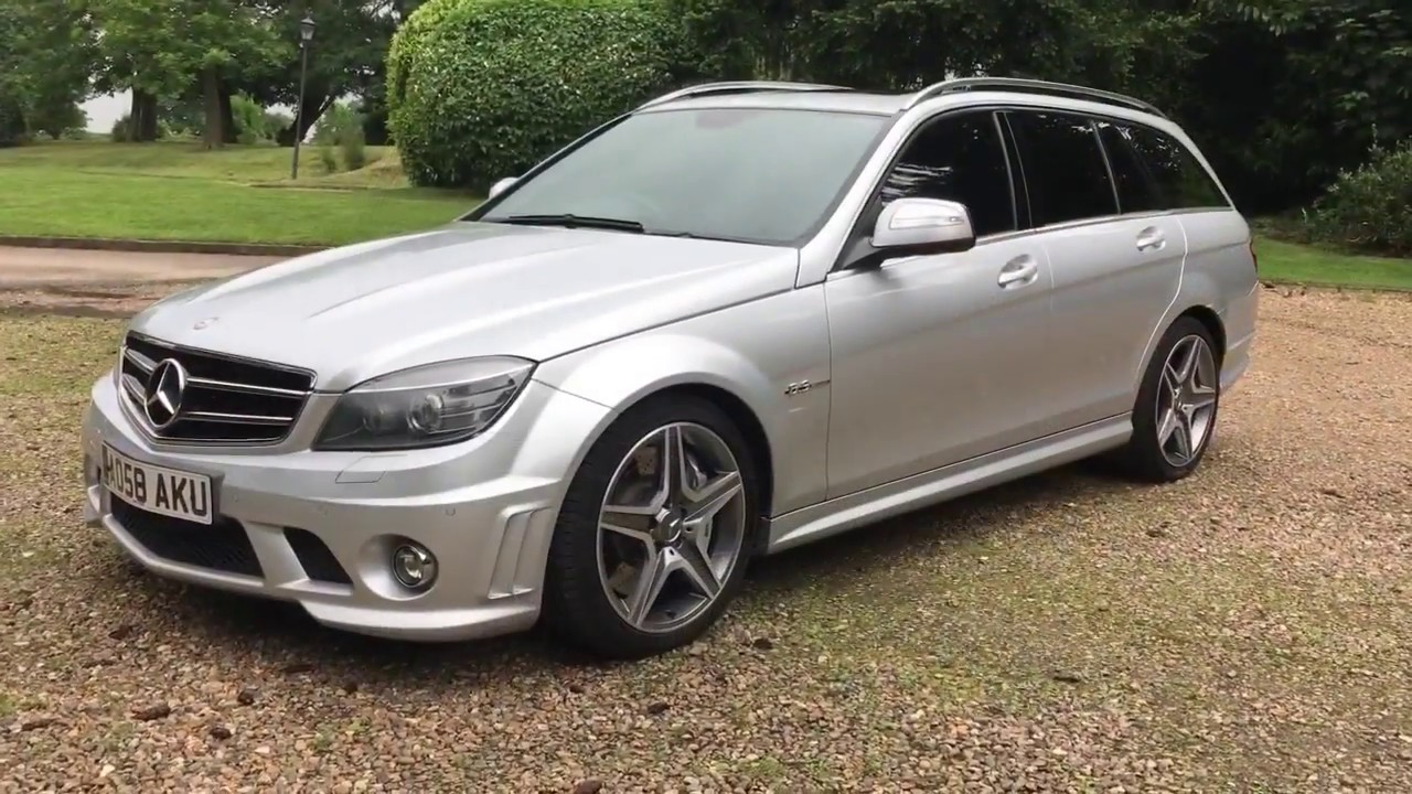 Mercedes Benz c63 V8 AMG Wagon - YouTube