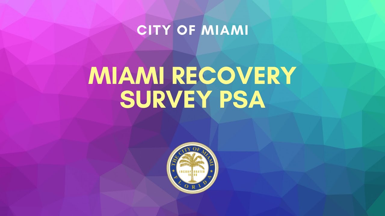 Miami Recovery Survey PSA - YouTube