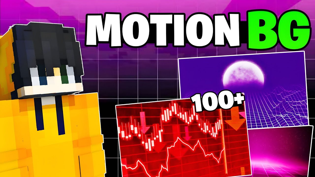 🤯 Trending Motion Background For Your Minecraft Videos (Don't Miss) 100 ...