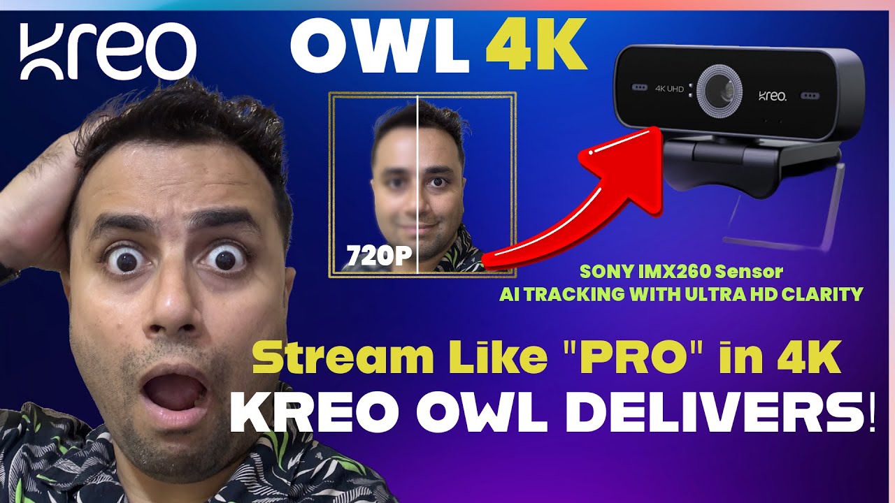 Kreo 4K Webcam Review 🔥 | Best Budget 4K Webcam for YouTubers ...
