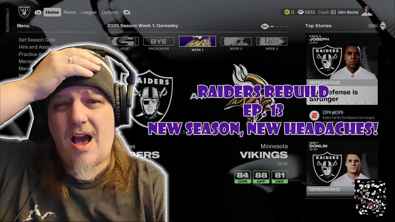 Madden NFL 25 | Raiders Rebuild, Ep. 13 - YouTube