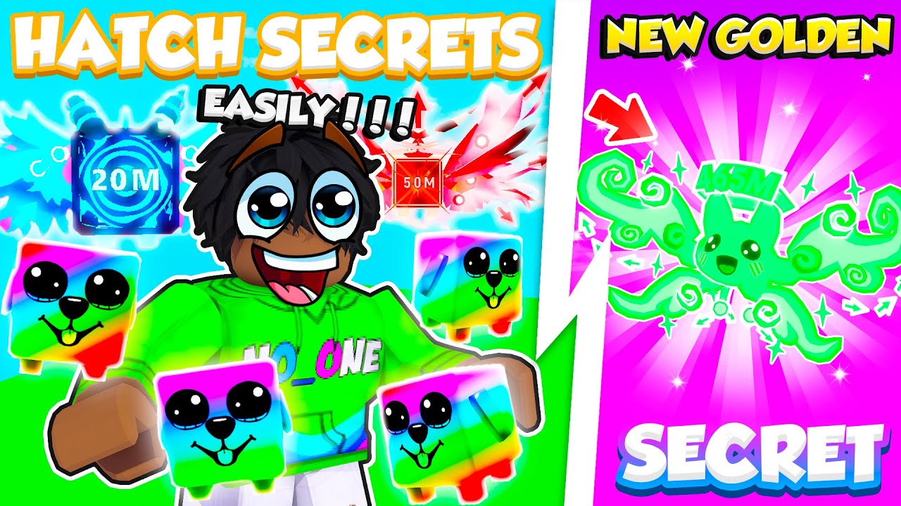 HOW TO EASILY *HATCHED* SECRETS Using RB DOGGIES in Clicker Sim 465M ...