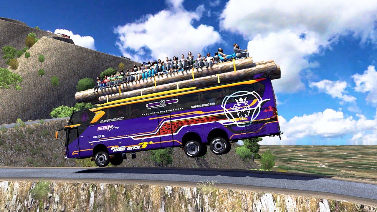 Amazing bus driver skills! on the most dangerous roads in the world ...