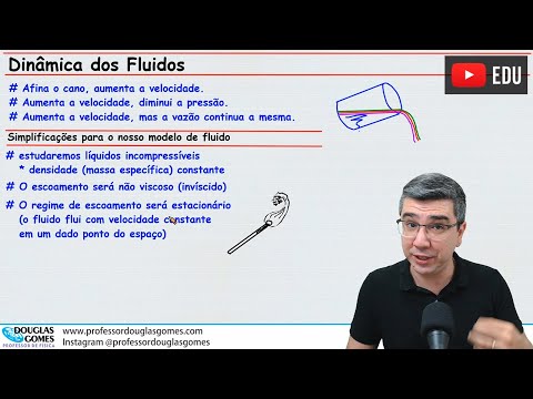 Dinâmica dos Fluidos: Introdução | Vazão, Continuidade, Bernoulli