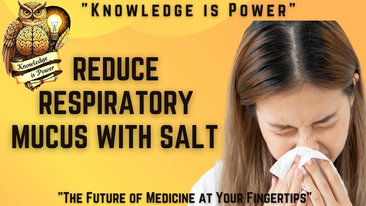 Reduce Mucus Naturally with Salt Therapy - YouTube