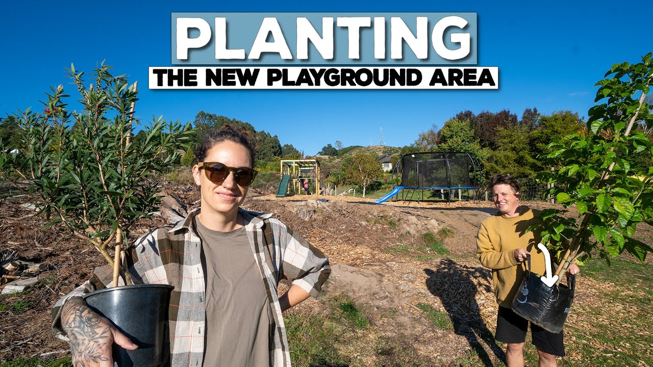 The Finishing Touches 🌳 Ultimate Playground Build Pt.3 - YouTube