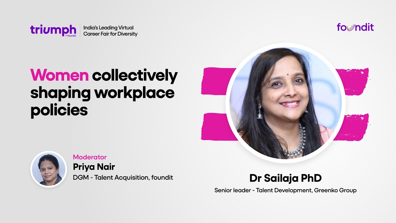Women collectively shaping workplace policies with Dr. Sailaja PhD and ...